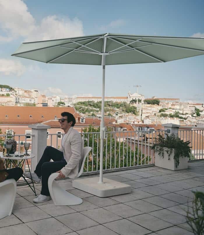 Glatz Twist | neigbarer, hochwertiger Glatz Sonnenschirm